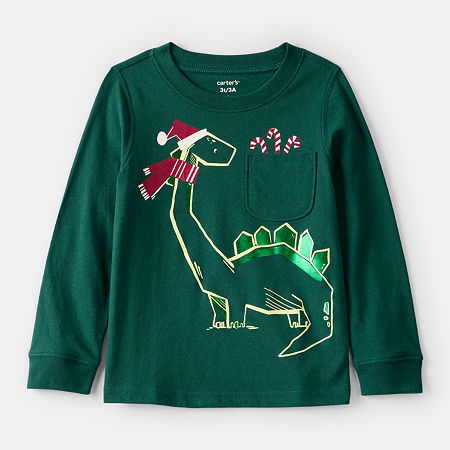 Click here for Carters Toddler Boys Dinosaur Holiday Long Sleeve... prices