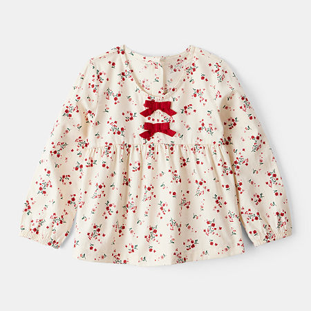 Click here for Carters Toddler Girls V Neck Long Sleeve Peasant T... prices