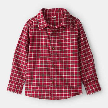 Click here for Carters Little & Big Kid Boys Long Sleeve Cuffed S... prices