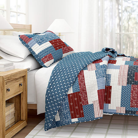 Click here for Linery Linery Floral Patchwork Reversible Quilt Se... prices