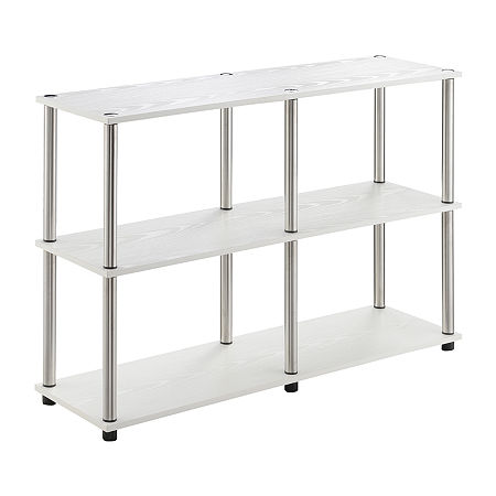 Click here for Designs2Go No Tools Console Table with Shelves  On... prices
