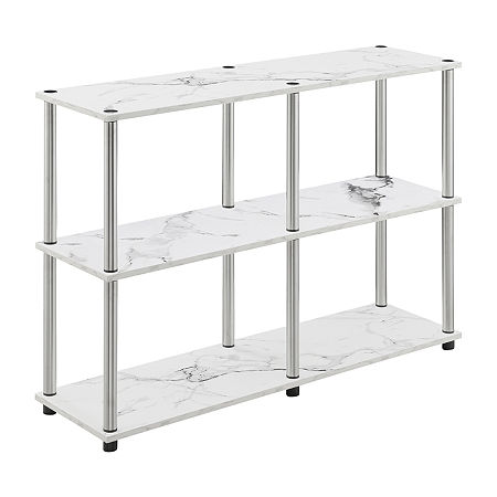 Click here for Designs2Go No Tools Console Table with Shelves  On... prices