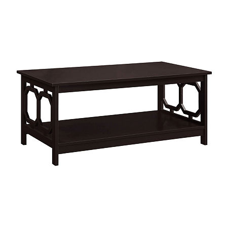 Omega Coffee Table with Shelf - Espresso