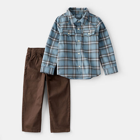 Click here for Carters Toddler Boys 2-pc. Pant Set  4t  Blue prices