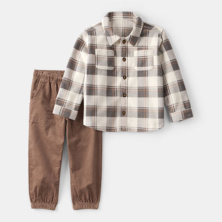 Click here for Carters Toddler Boys 2-pc. Pant Set  4t  Brown prices