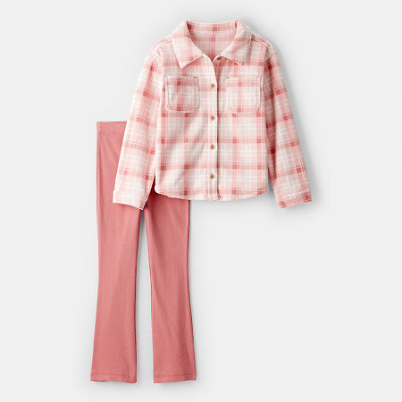Click here for Carters Little & Big Kid Girls 2-pc. Pant Set  4... prices