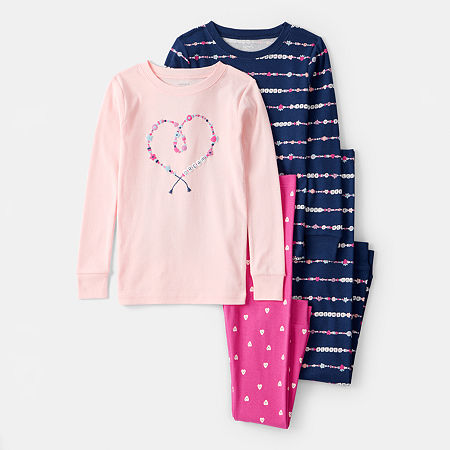 Click here for Carters Little & Big Kid Girls Rib Round Neck Long... prices