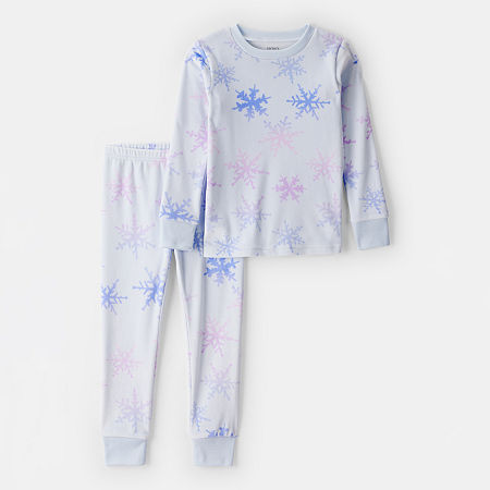 Click here for Carters Toddler Girls Snowflake Tie-Dye Velour Lon... prices