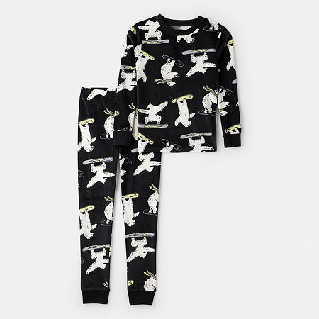 Click here for Carters Velboa Little & Big Kid Boys 2-pc. Pajama... prices