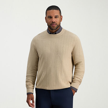 Click here for Haggar Mens Crew Neck Long Sleeve Pullover Sweater... prices