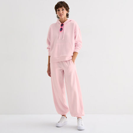 Click here for Arizona Womens Juniors Cinched Fleece Active Jogge... prices