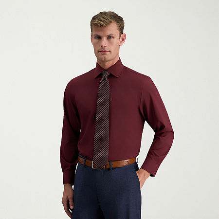 Click here for Haggar Smart Wash Mens Slim Fit Easy Care Long Sle... prices