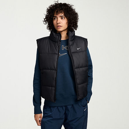 Nike Womens Water Resistant Heavyweight Puffer Vest  Xx-large  Black