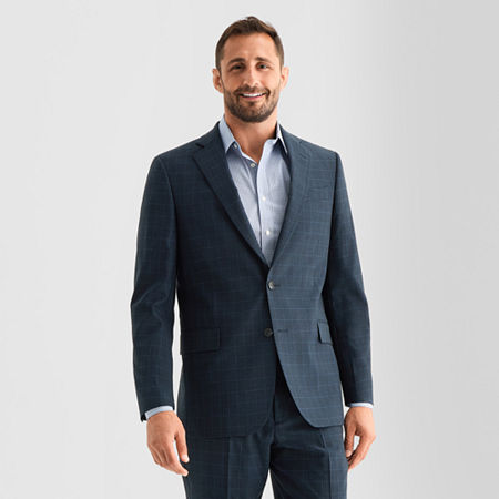 Click here for Stafford Mens Classic Fit Checked Suit Jacket  42... prices