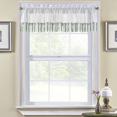 Bristol Tailored Rod Pocket Valance  One Size  Multiple Colors