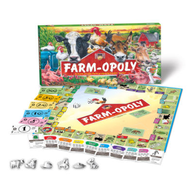 Farm-Opoly Board Game, Color: Multi - JCPenney