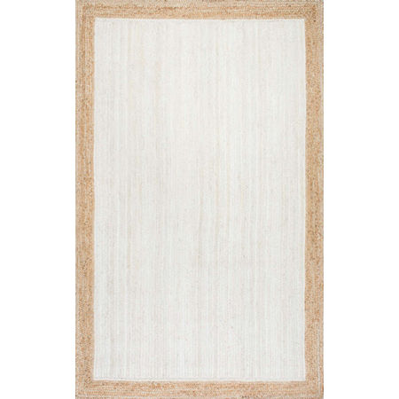 Click here for nuLoom Hand Woven Eleonora Rug  One Size  White prices