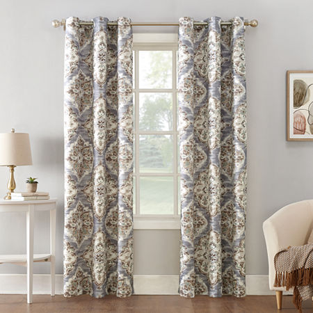 Click here for Regina Floral Watercolor Room Darkening Grommet Cu... prices