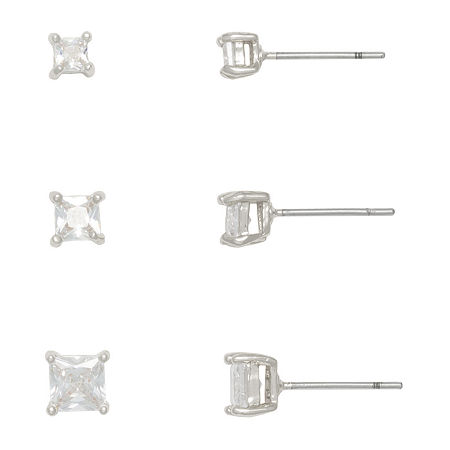 Click here for Mixit Womens 3 Pair Earring Set  One Size  Gray prices