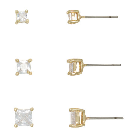 Click here for Mixit Womens Hypoallergenic 3 Pair Earring Set  On... prices