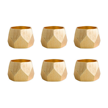 Click here for Design Imports Triangle 6-pc. Napkin Rings  One Si... prices