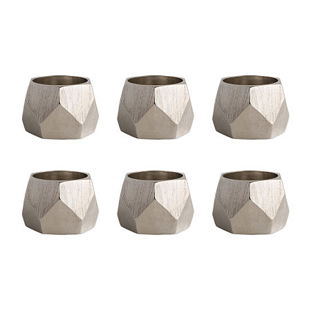 Click here for Design Imports Triangle 6-pc. Napkin Rings  One Si... prices