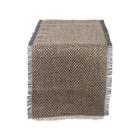 Click here for Design Imports Chevron Burlap Table Runner  One Si... prices