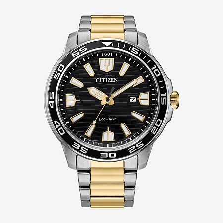 Click here for Citizen Weekender Mens Two Tone Stainless Steel Br... prices