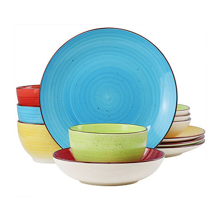 Click here for Elama Sebastian 12-pc. Stoneware Dinnerware Set  O... prices