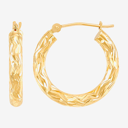 Click here for Womens 14K Gold 20mm Round Hoop Earrings  One Size prices