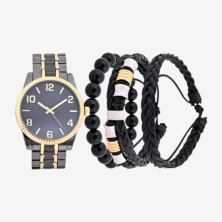 Click here for Mens Two Tone 4-pc. Watch Boxed Set Mac8081jc  One... prices