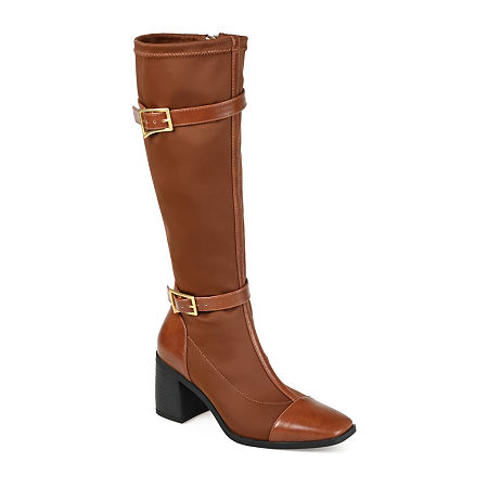 Click here for Journee Collection Womens Gaibree Stacked Heel Rid... prices