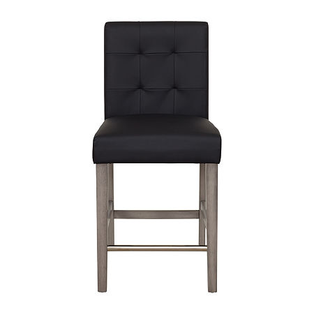 Click here for Corliving Leila Counter Height Upholstered Tufted... prices