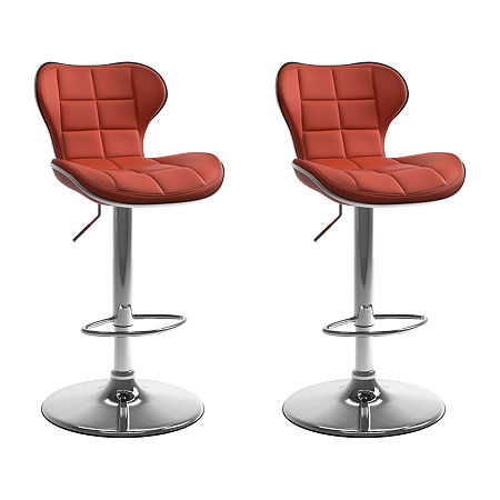 Click here for Bonded Leather 2-pc. Adjustable Swivel Bar Stool... prices