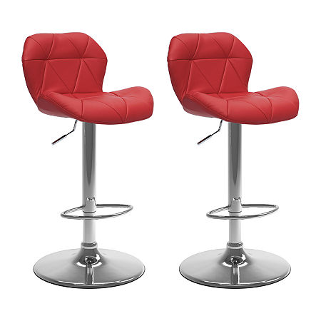 Click here for Corliving 2-pc. Swivel Bar Stool  One Size  Red prices
