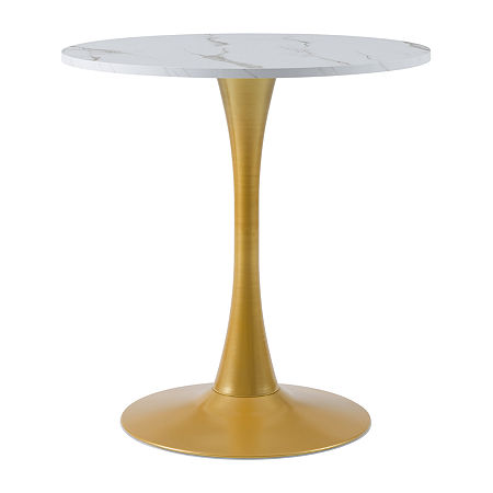 Click here for Corliving Ivo Round Wood-Top Dining Table  One Siz... prices