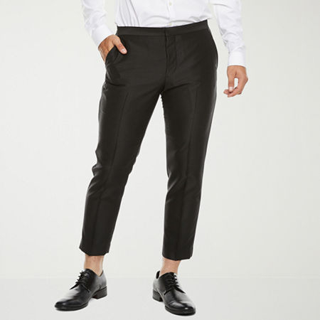 Click here for J. Ferrar Velvet Crop Ankle Mens Slim Fit Tuxedo P... prices