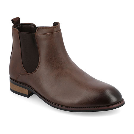 Click here for Vance Co Mens Landon Stacked Heel Chelsea Boots  9... prices