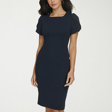 Click here for Marc New York Womens Short Sleeve Sheath Dress  8... prices
