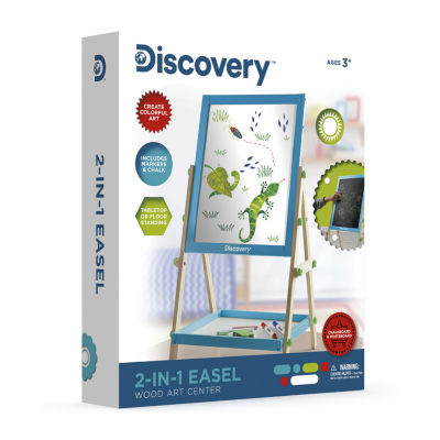 Discovery Kids 2-in-1 Wood Easel, Color: Blue - JCPenney