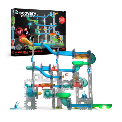 Discovery Mindblown Light-Up Marble Run Construction Set Toy, Color ...