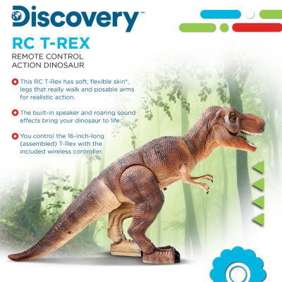 Discovery Kids Remote Controlled T-Rex Toy 1012362, Color: Brown - JCPenney