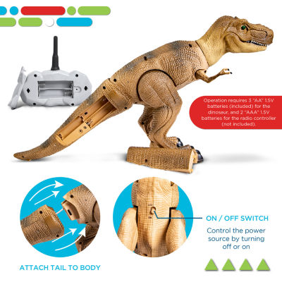 Discovery Kids Remote Controlled T-Rex Toy 1012362, Color: Brown - JCPenney