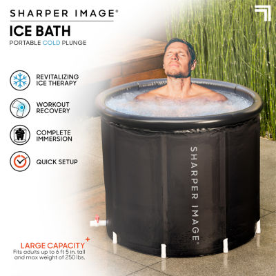 Sharper Image 31.5in. Portable Ice Bath, Color: Black - JCPenney