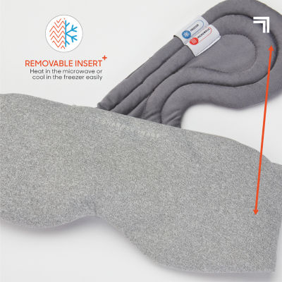 Sharper Image Hot + Cold Weighted 2-pc. Eye Mask, Color: Grey - JCPenney