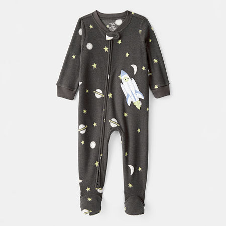 Click here for Carters Baby Boys Footed Fleece Round Neck Long Sl... prices