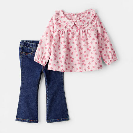 Click here for Carters Baby Girls 2-pc. Pant Set  18 Months  Pink prices