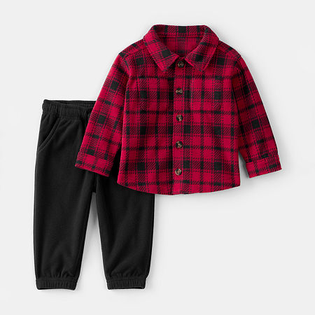 Click here for Carters Baby Boys 2-pc. Pant Set  12 Months  Red prices