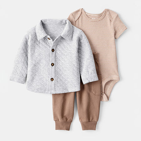 Click here for Carters Baby Boys 3-pc. Pant Set  12 Months  Beige prices