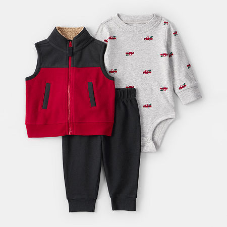 Click here for Carters Baby Boys Printed Bodysuit  Vest and Pants... prices